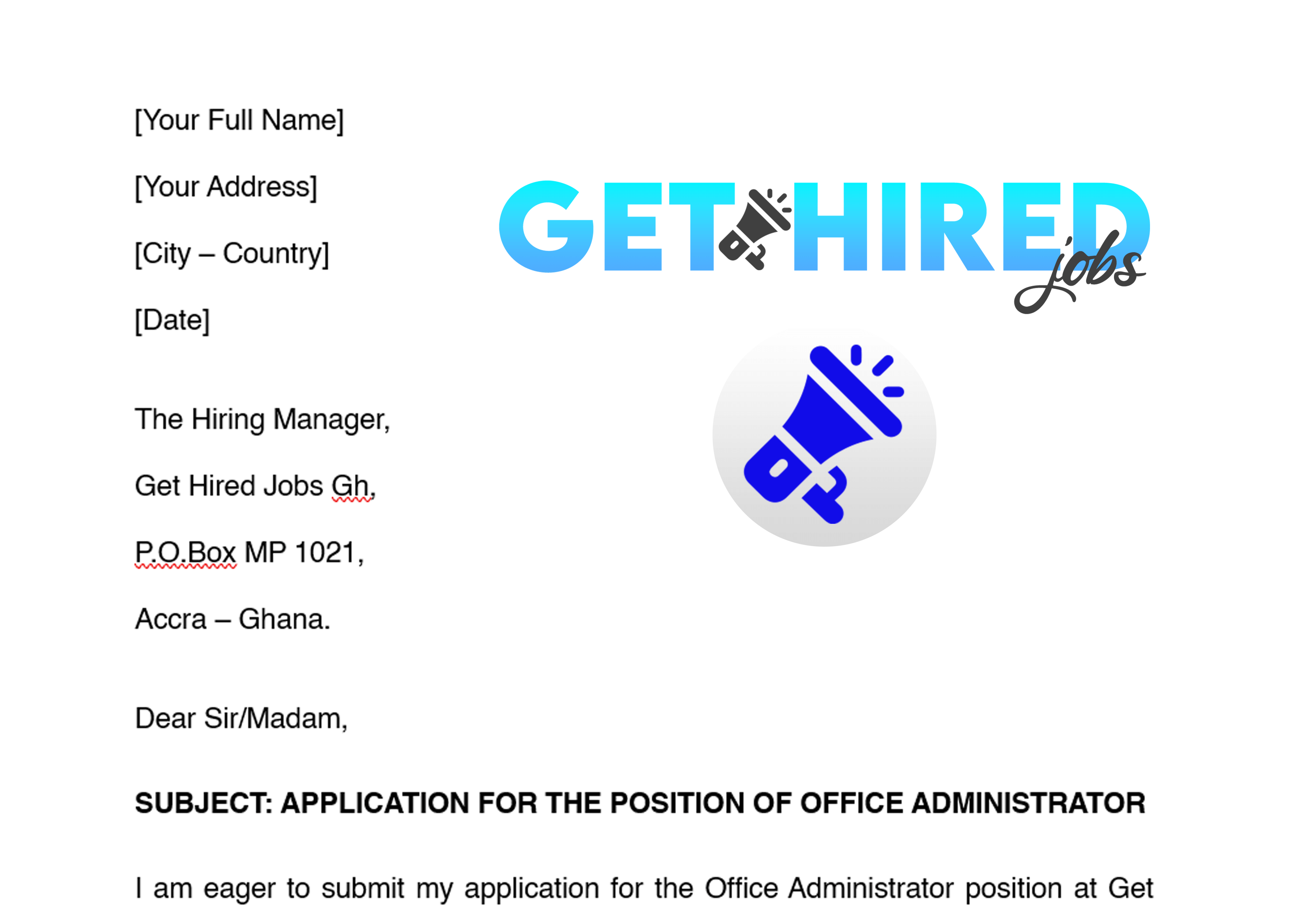 CVs and Cover Letters | Get Hired Jobs Ghana